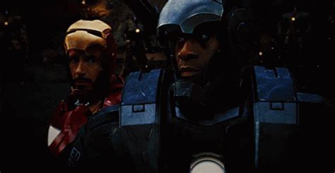 Iron Man And War Machine Mask On  Marvel  Iron Man And War
