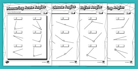 Fourth Grade Angle Measurement Activities Twinkl