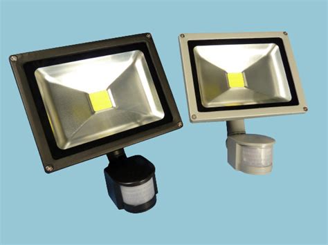 W V LED Flood Light With PIR Sensor Sunshine Solar