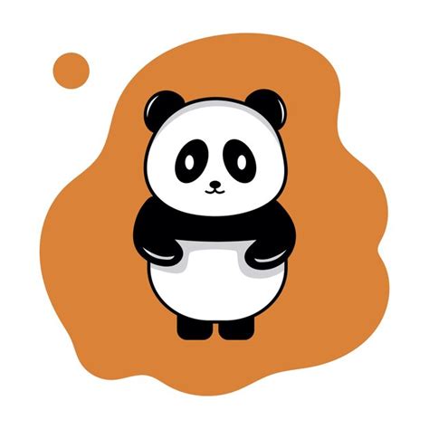 Vector De Dibujos Animados Lindo Panda Vector Premium