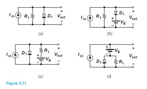 Solved Assuming A Constant Voltage Diode Model Plot Vout As