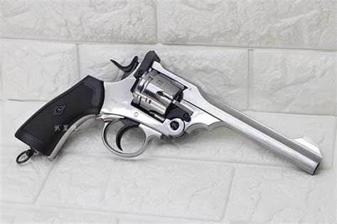 Wg Webley Mk6 6＂ Revólver Co2 Airsoft Plata U K Revólver Tienda De