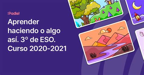 Aprender Haciendo O Algo Así 3º De Eso Curso 2020 2021