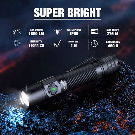 Ultrafire T5 Rechargeable Tactical Flashlight 1800 Lumens Best Fla