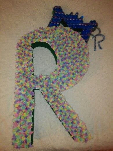 3d Initials Made From Poster Board