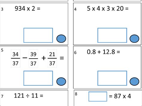 A Free Year 6 Term 2 Arithmetic Test Teaching Resources