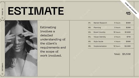 Premium Vector Brand Presentation Customisable Layout Template For