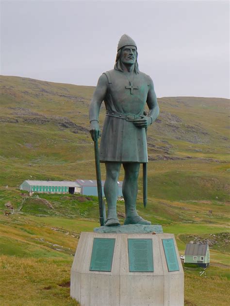 Erik The Red Statue Greenland Illustration World History Encyclopedia