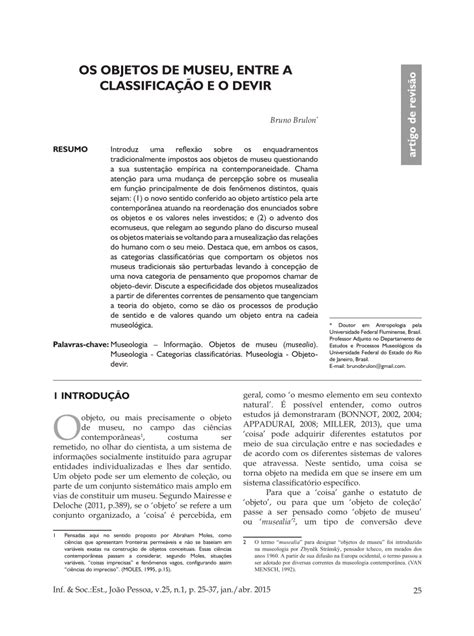 Pdf Museum Objects Between Classification And The Becoming