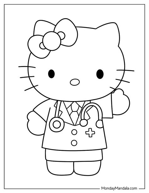 23 Doctor And Nurse Coloring Pages Free Pdf Printables
