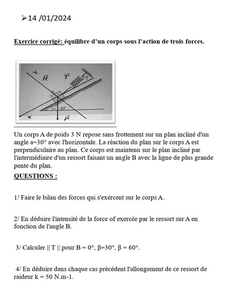 Bilan Des Forces Pdf