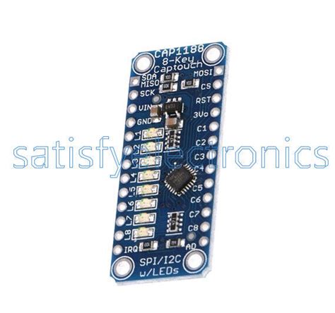 CAP1188 8 Key Capacitive Touch Sensor Module SPI I2C Captouch LED For