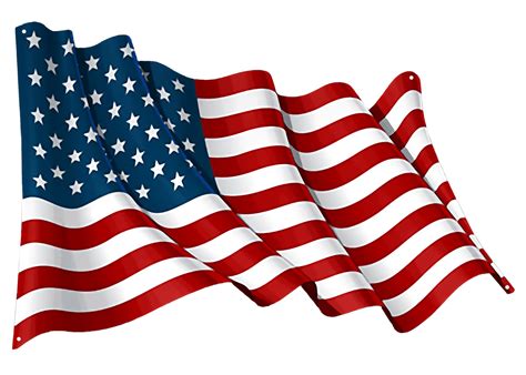 American Flag Waving