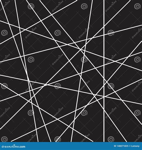 Abstract Geometric Pattern Random Stripe Lines Stock Vector