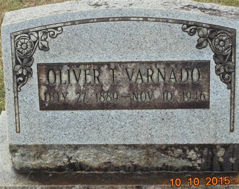 Oliver Thomas Varnado 1889 1946 Find A Grave Memorial