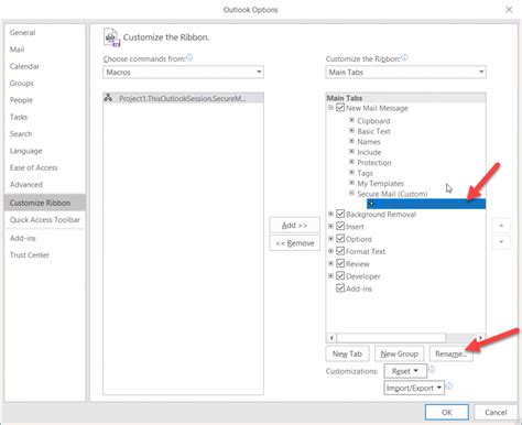 Faq How To Create A Custom Ribbon Button In Outlook Exchangemaster Gmbh
