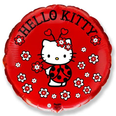 Hello Kitty Ladybug 48 Cm Flexa — Decorbal Md Baloane Latex Chisinau Baloane Folie Metalizata