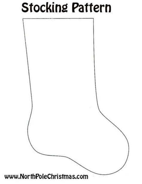 Stocking Pattern For More Christmas Patterns Visit
