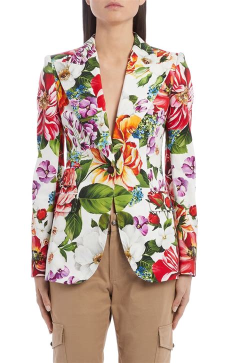Floral Print Blazer For Women