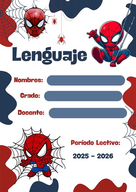 Portadas Para Libretas De Spiderman