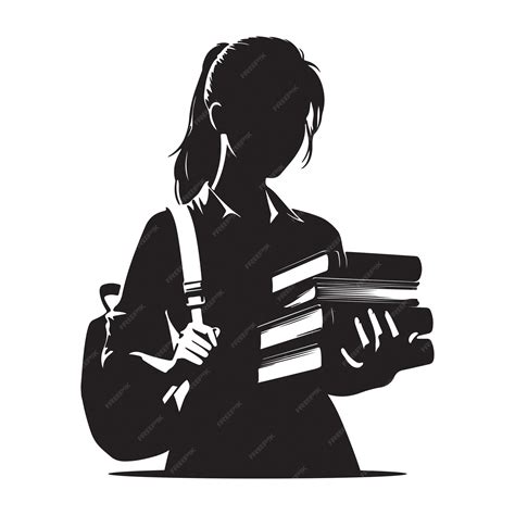Back To School Vector Silhouette Design Premium Ai Generated Vector