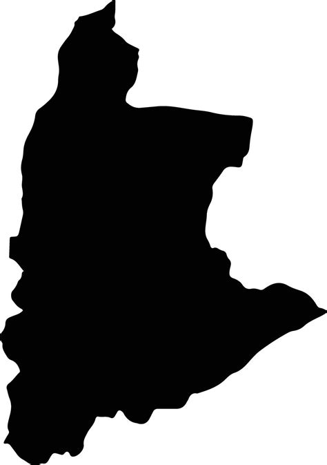 Soeng Sang Thailand Silhouette Map 67633995 Vector Art At Vecteezy