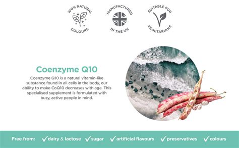 Wassen Coenzyme Q10 Vitamin E Active Coenzyme Formula 30 Tablets