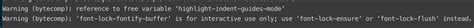 Using Font Lock Fontify Buffer Instead Of Font Lock Ensure Issue