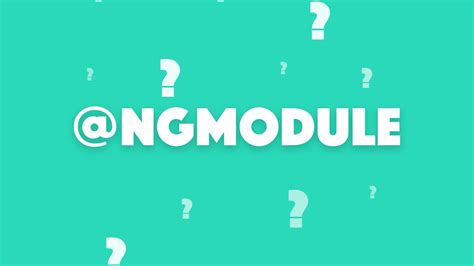 An Introduction To Ngmodule For Ionic Youtube