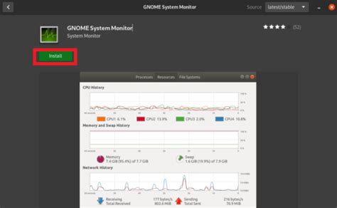 How To Install And Use Gnome System Monitor Techsphinx
