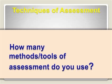 Adt Principles Of Assessment Educationpptx