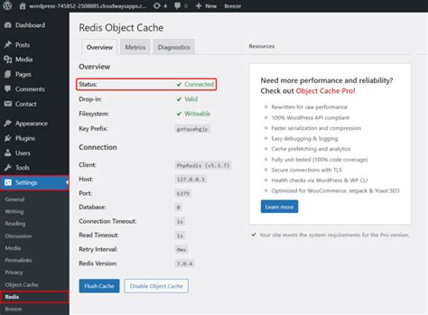 How To Install And Configure WordPress Redis Cache