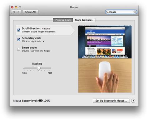 Mac System Preferences Without Mouse Gesture Setting Pilotlistings