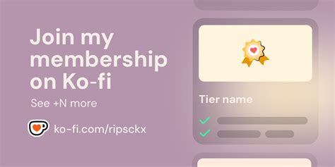 Join Ripsckx S Ko Fi Membership On Ko Fi Ko Fi Where Creators Get