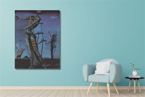 Salvador Dali The Burning Giraffe Print Salvador Dali The Burning