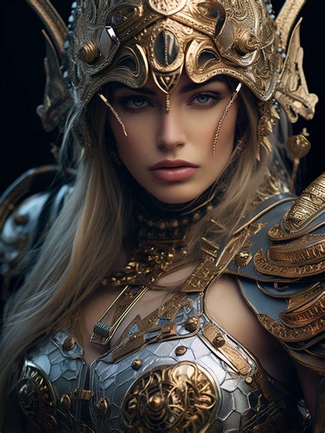 Ai Woman In Armor By Aiartshop On Deviantart
