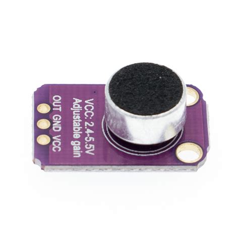 Electret Microphone Amplifier Max Adjustable Gain Breakout Board