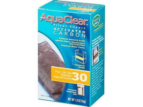 Aquaclear Filter Insert Activated Carbon 30gal For Clear Aquariums
