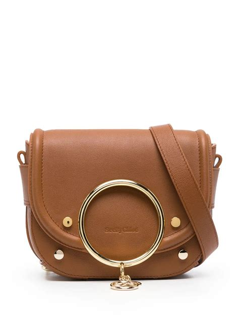 See By Chloé Mara Crossbody Leather Bag In Brown ModeSens