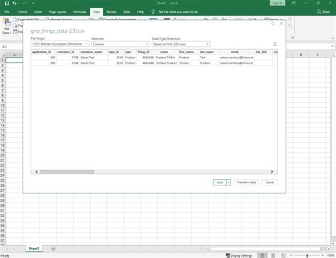 csv file formatting issues