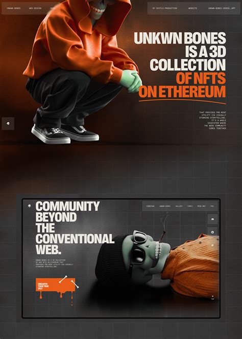 Unkwn Bones Web3 And Nft On Behance