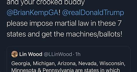 Mike Lindell The Mypillow Guy Calls For Trump To Impose Martial Law