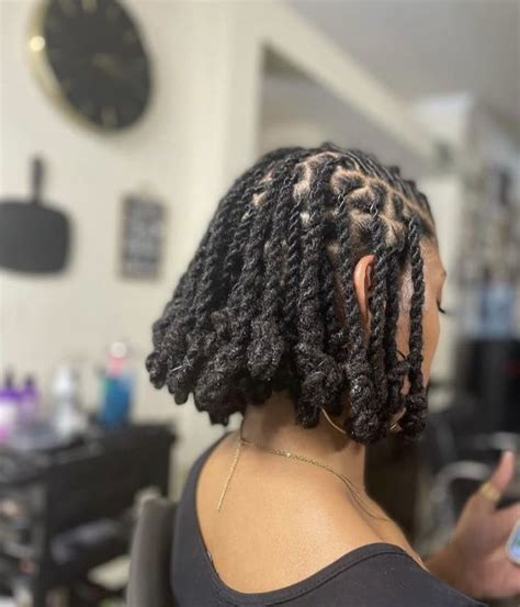 Pin By Martasia Roberson On Invisible Loc Bob Faux Locs Hairstyles