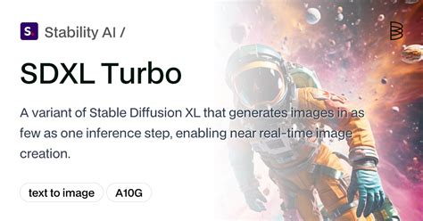 SDXL Turbo | Model library