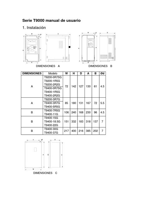 Manual Serie T9000 Pdf Descargar Gratis Pdf Frecuencia Diodo