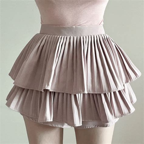 ⚡빠른출고⚡[ 러블리 ] 4c 캉캉 치마바지 에이블리