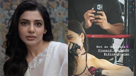 Samantha Ruth Prabhu Flaunts Her Muscles In New Pic Says Shes Not So