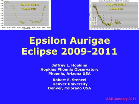 Ppt Epsilon Aurigae Eclipse 2009 2011 Powerpoint Presentation Free