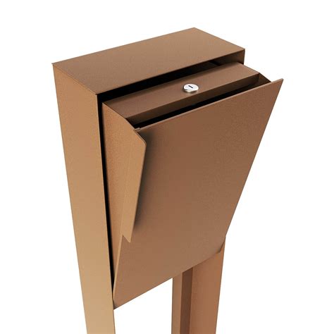 Rust Design Postkasse Med Stander Faro Lakeret Designprodukterdk