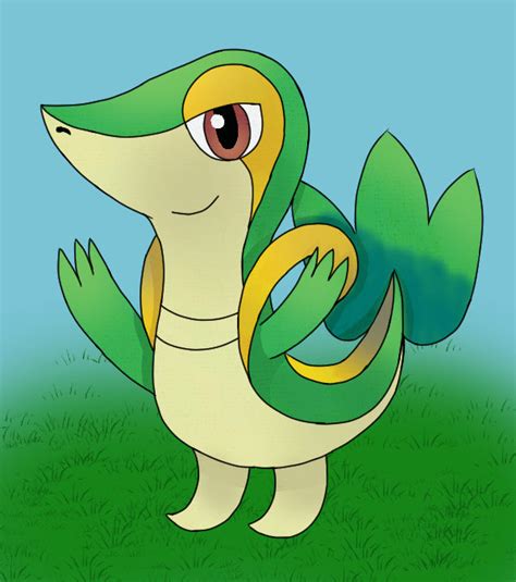Grass Type Pokmon Day 19 Snivy By Joshuafe8 On Deviantart